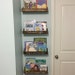 Floating Book Ledge Picture Ledge Hanging Wall Shelf Personalized Shelf ...