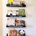 Floating Book Ledge Book Ledges Book Shelves Book Storage Book Case ...