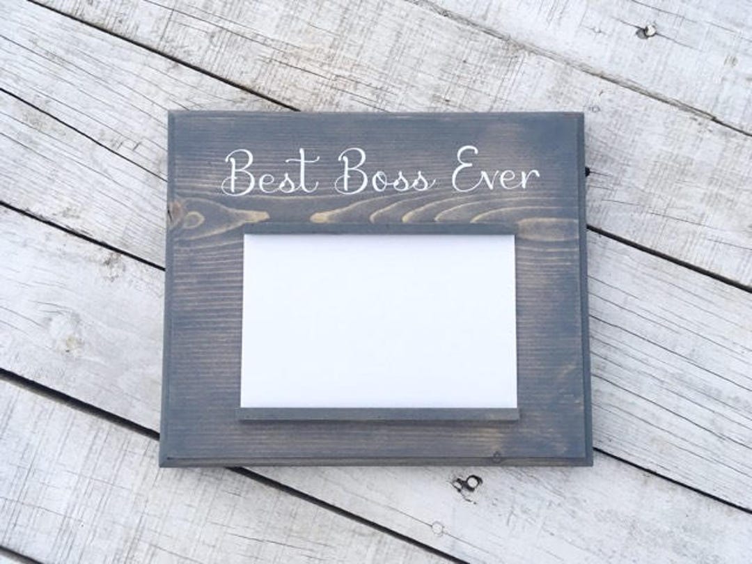 Best Boss Ever Picture Frame | Gift for Boss | Boss Gift | Boss Day ...