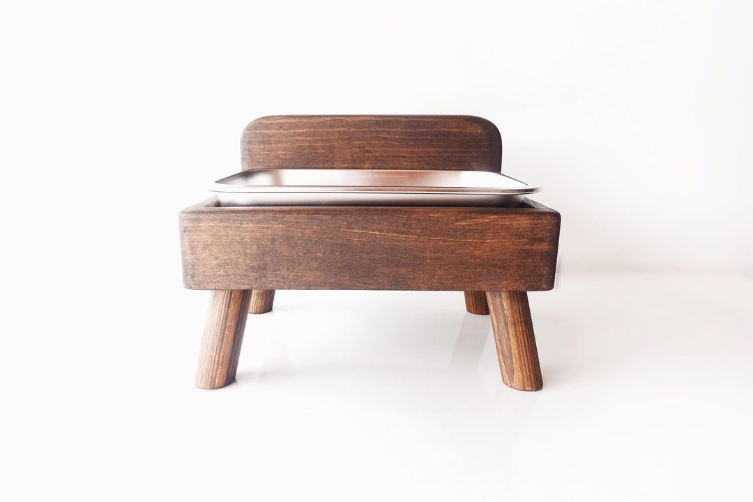 Stainless Steel Dog Bowl Trough | Elevated Big Dog Water Bowls | Raised ...