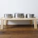 Modern Raised Dog Table Stand Large Dog Bowl Feeder Senior - Etsy
