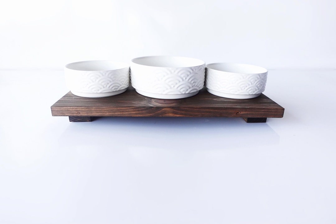 Ergonomic Dog Bowl Riser Stand | Elevated Dog / Cat Bowl Feeder | Pet ...