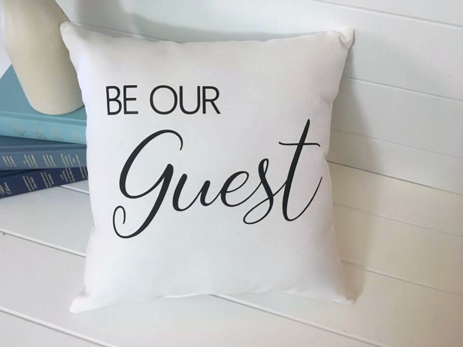 Be Our Guest Pillow Be Our Guest Welcome Pillow Cabin - Etsy