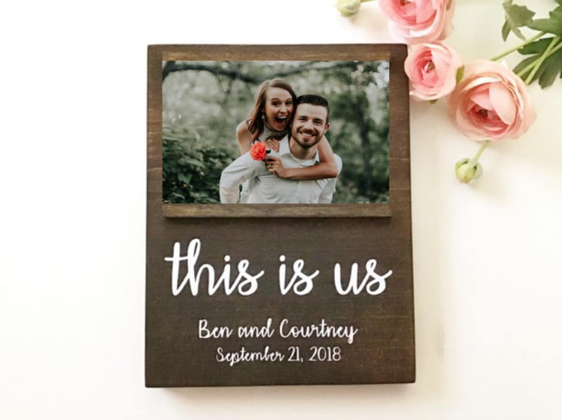 This is Us Picture Frame Personalized Wedding Gift 4 X 6 | Etsy