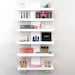 Wall Mounted Makeup Organizer | Tiered Makeup Shelf | Cosmetic Display ...