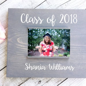 Class of 2018 Graduation Picture Frame Graduate Photo Frames Graduation ...
