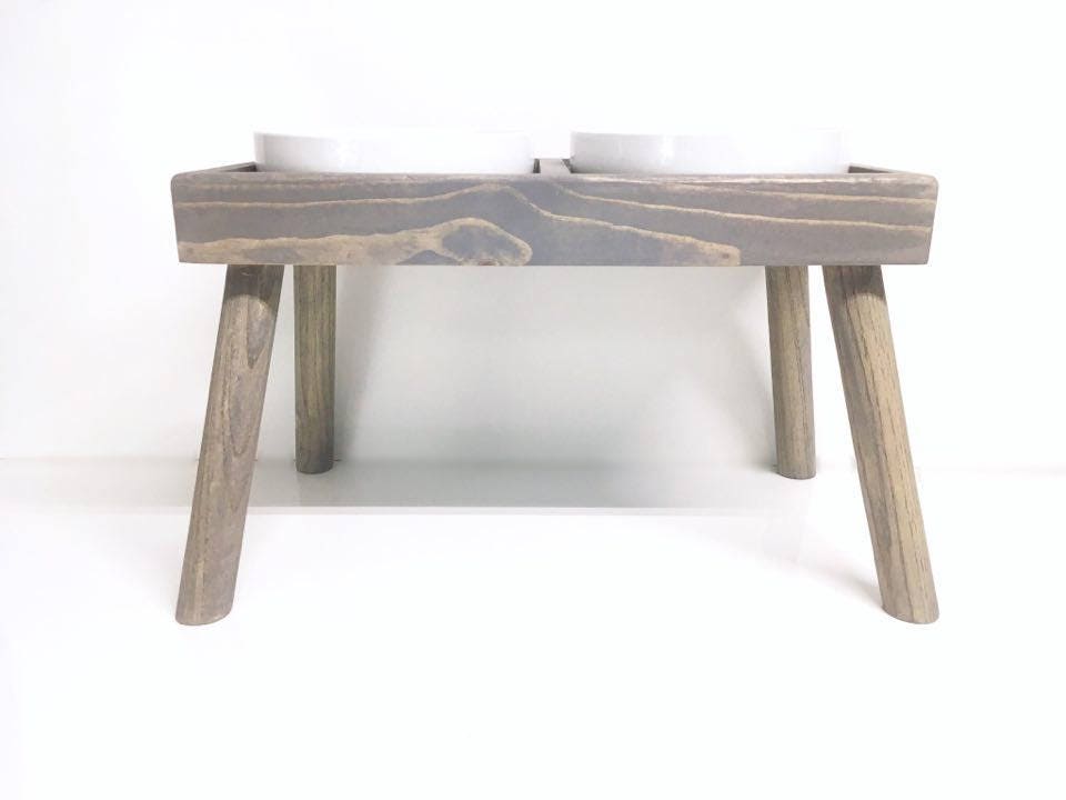 Tall Dog Feeding Stand | Elevated Dog Feeder | Raised Dog Bowls ...
