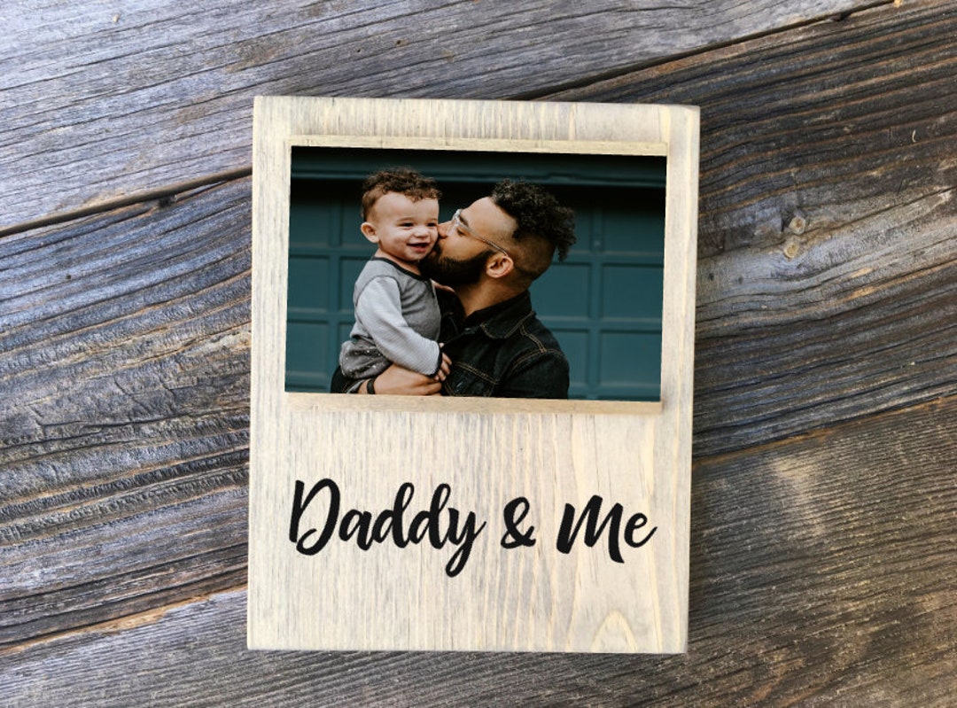 Daddy and Me Picture Frame | Father Daughter Gift | Newborn Photo Frame ...