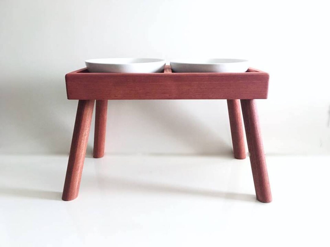 Tall Dog Feeding Stand | Elevated Dog Feeder | Raised Dog Bowls ...