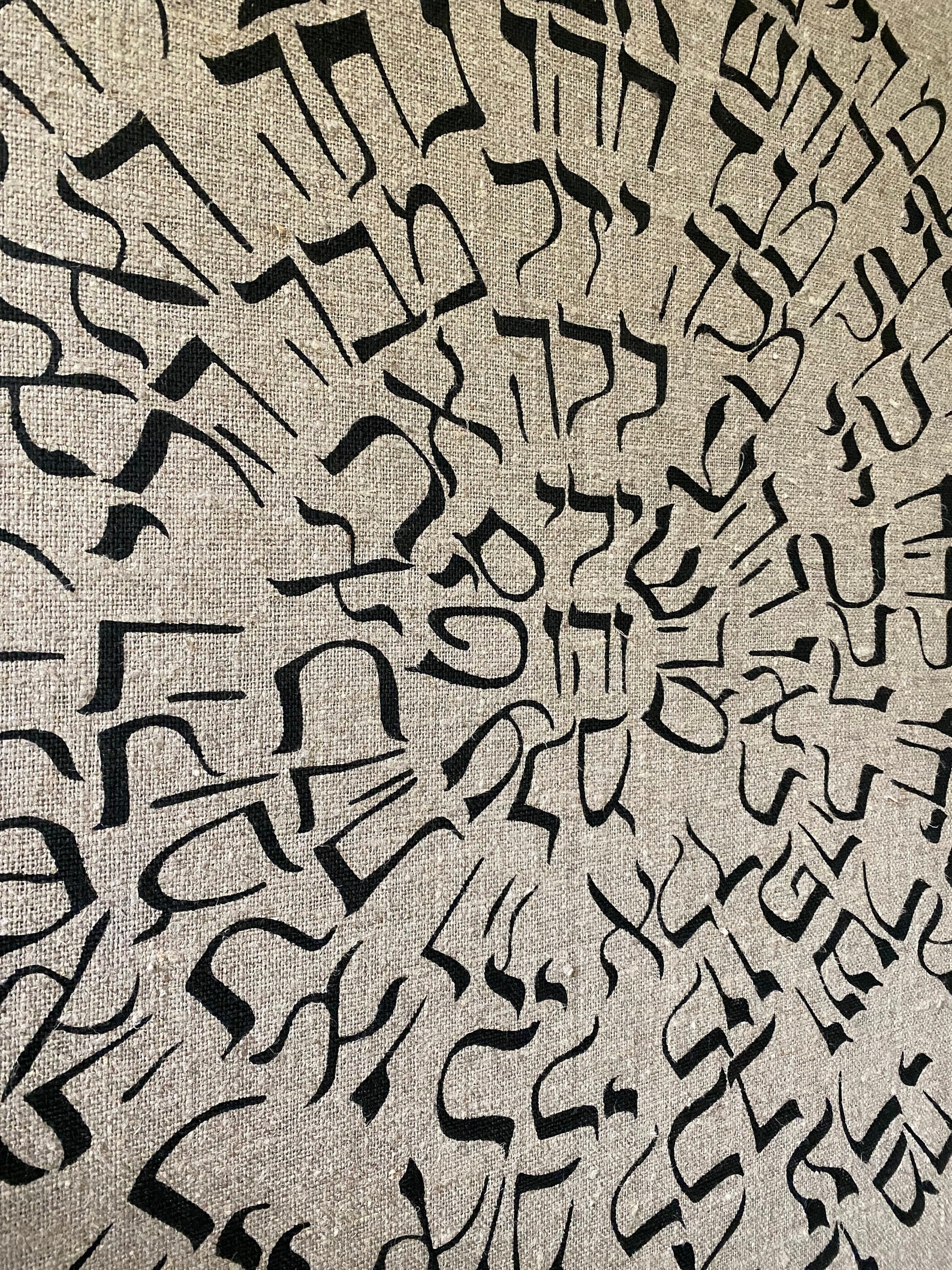 Jewish Art Jewish Wall Decor Large Jewish Art Hebrew - Etsy