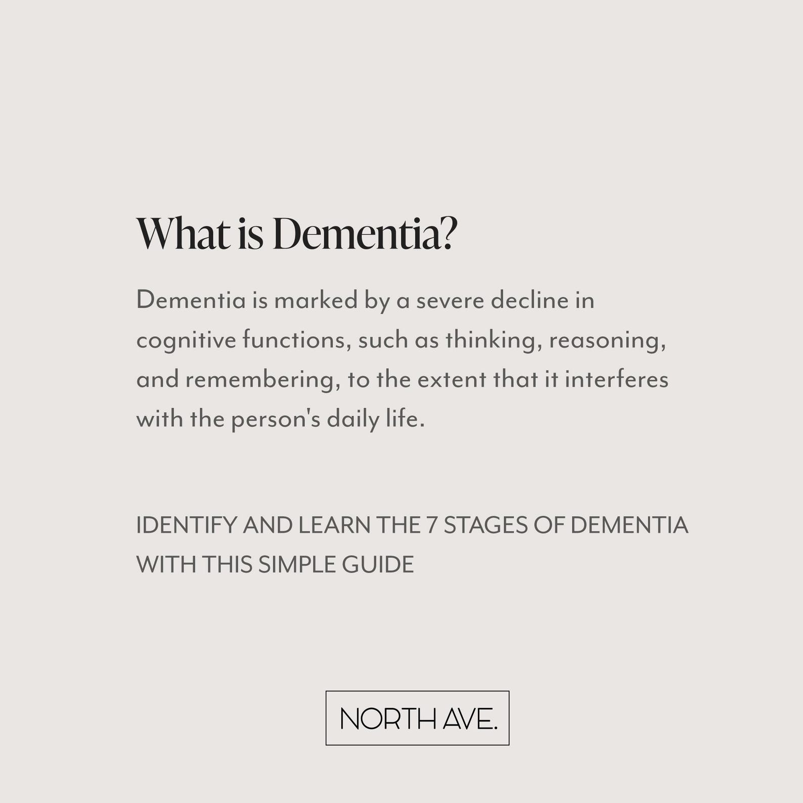 Stages of Dementia Quick Home Guide - Printable Dementia Reference ...