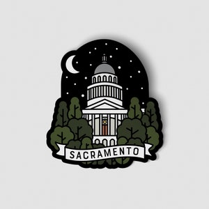 Sacramento / CA Capitol Sticker - Etsy