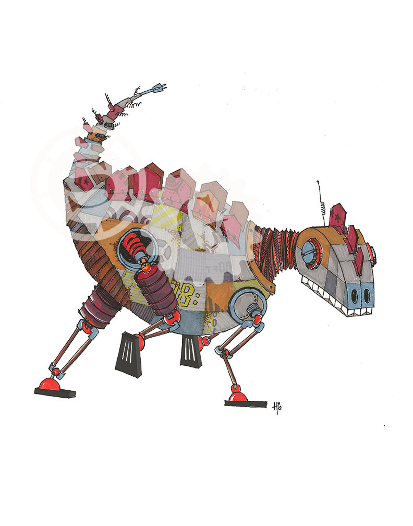 TRICERATOPS // STEGASAURUS // SPINOSAURUS // Robot Characters // Kid's ...