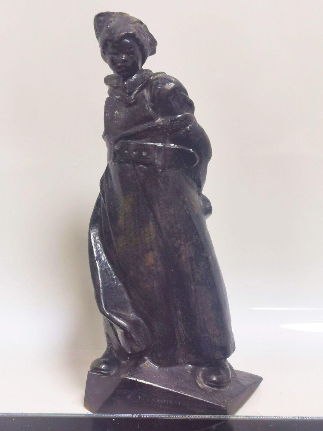 USSR Russian Cast Iron Komsomol Dedicated Sculptural Signed Statue ...