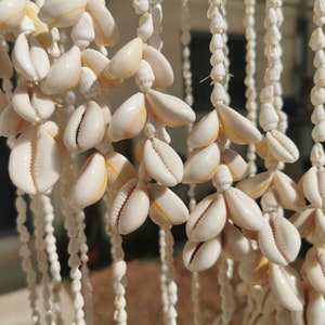 Spiral Cascading Shell Wind Chime Awesome African Tribal Hand Work ...