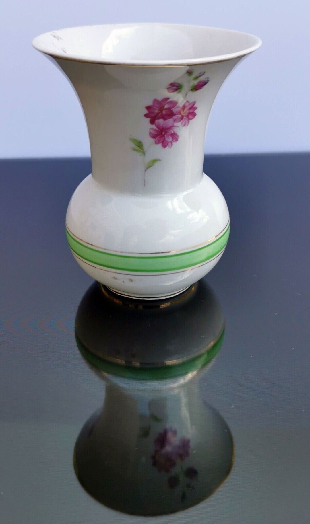 Vintage Cmielow Poland Porcelain Traditional Style Baluster Floral ...