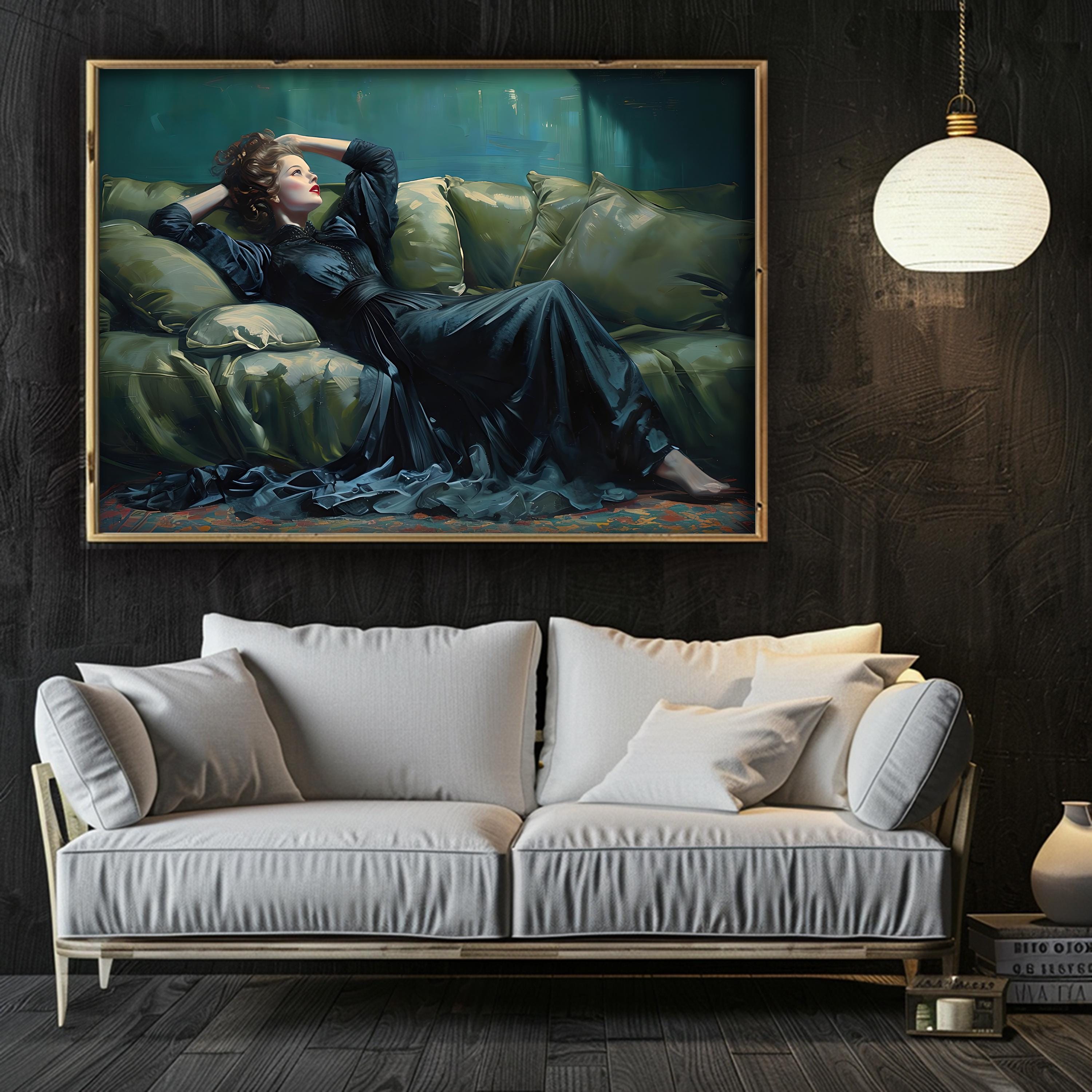 INSTANT DOWNLOAD - Vintage Muse – Retro Woman Digital Art Print ...