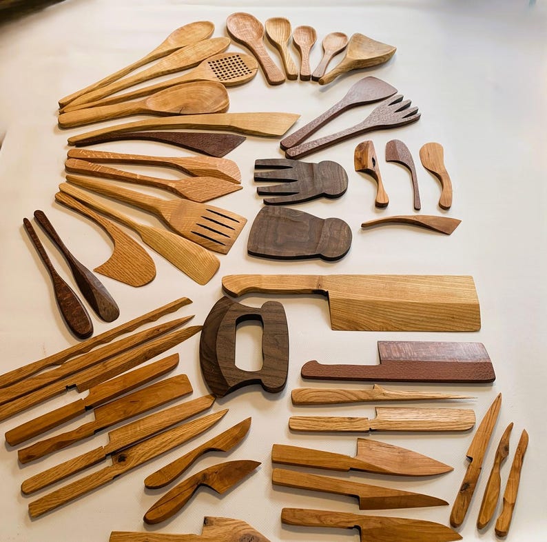 48 Kitchen Utensils Patterns for CNC, Laser Engraver/cutter Jpg, Png ...