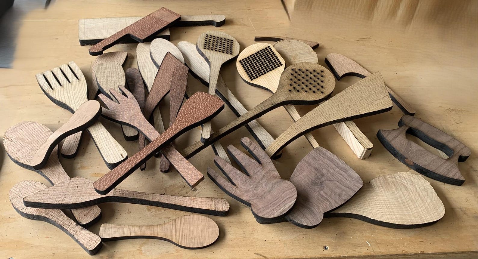 48 Kitchen Utensils Patterns for CNC, Laser Engraver/cutter Jpg, Png ...