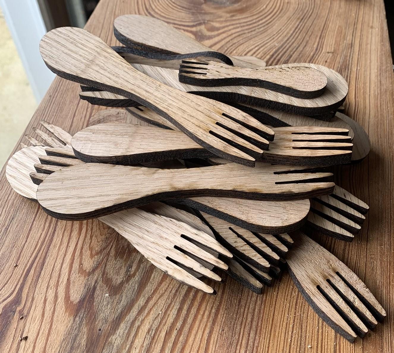 Spork Template for Cnc, Laser Cutting. Make Your Own Sporks - Etsy