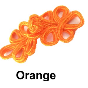Chinese Frogs Button Closures Hook & Eye Fastener- HANDMADE- 11 Colors ...
