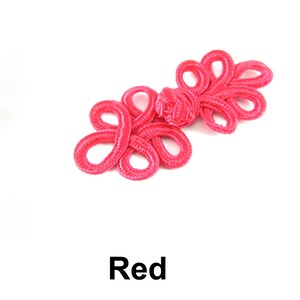 Chinese Frogs Button Closures Hook & Eye Fastener- HANDMADE- 11 Colors ...