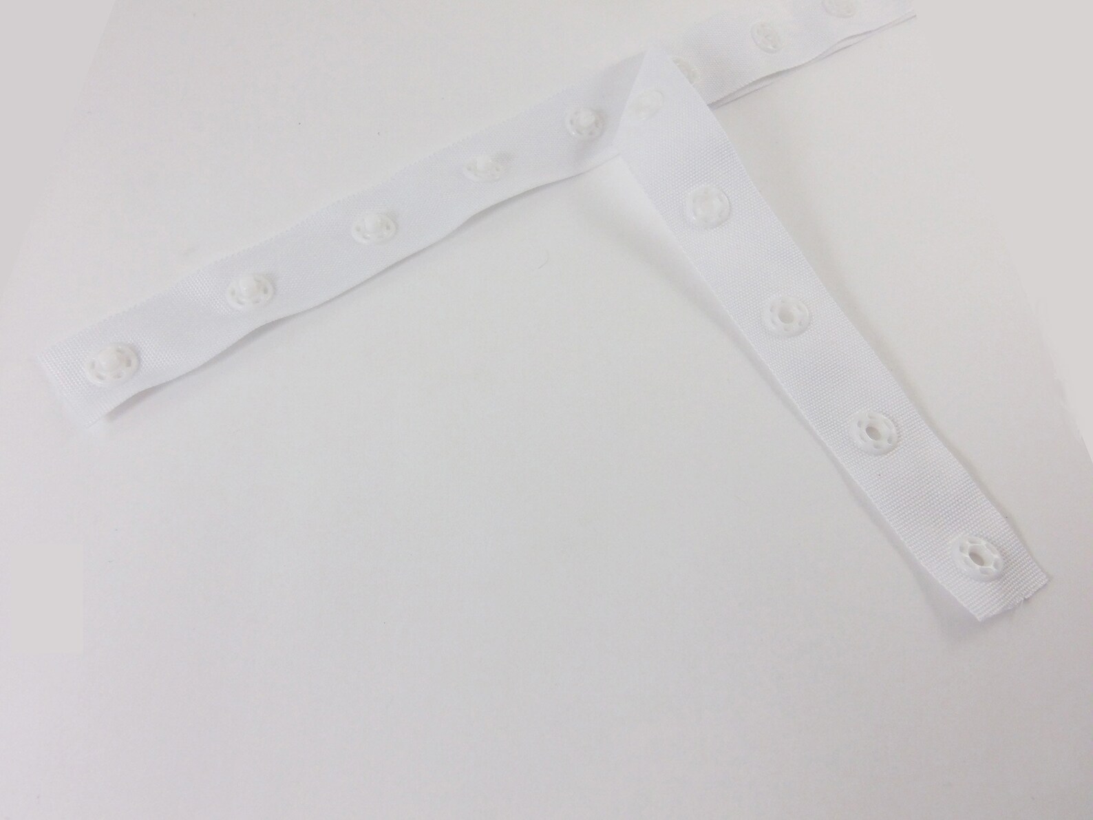 Plastic Snap Button Tape Polyester Tape Ribbon Hook & Eye Fastener ...