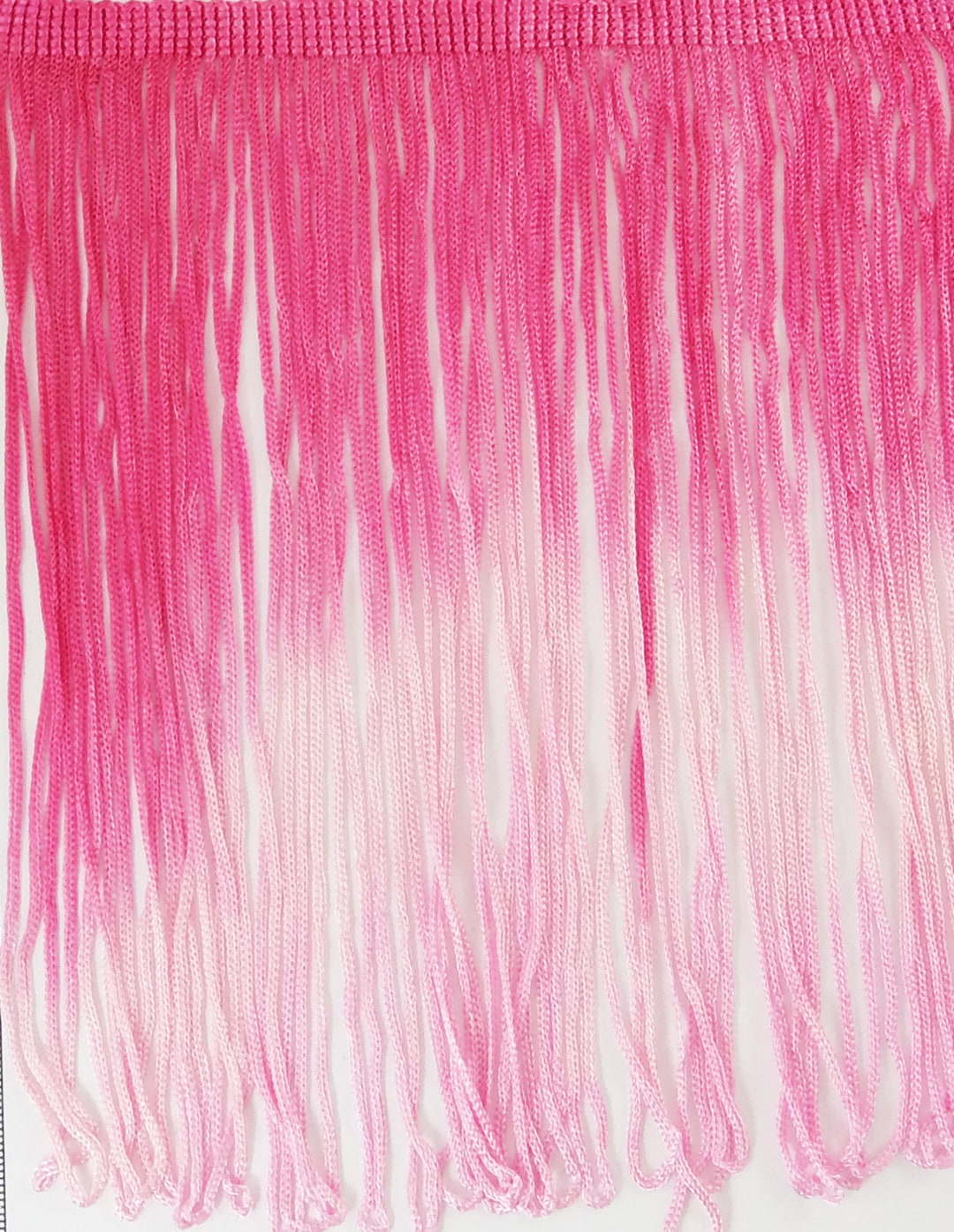 7" to 12" Long Two Tone Tie Dye Ombre Chainette Tassel Thread Fringe ...