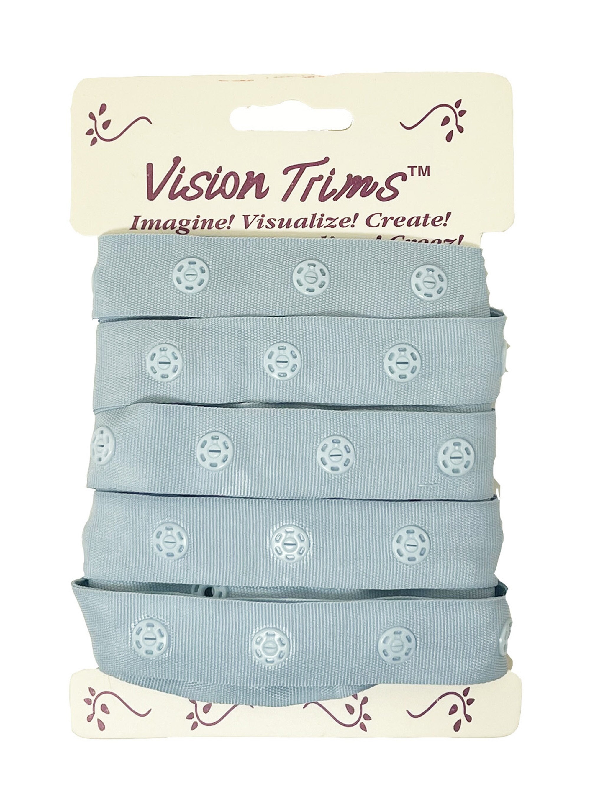 Plastic Snap Button Tape Polyester Ribbon Hook & Eye Fastener - Etsy