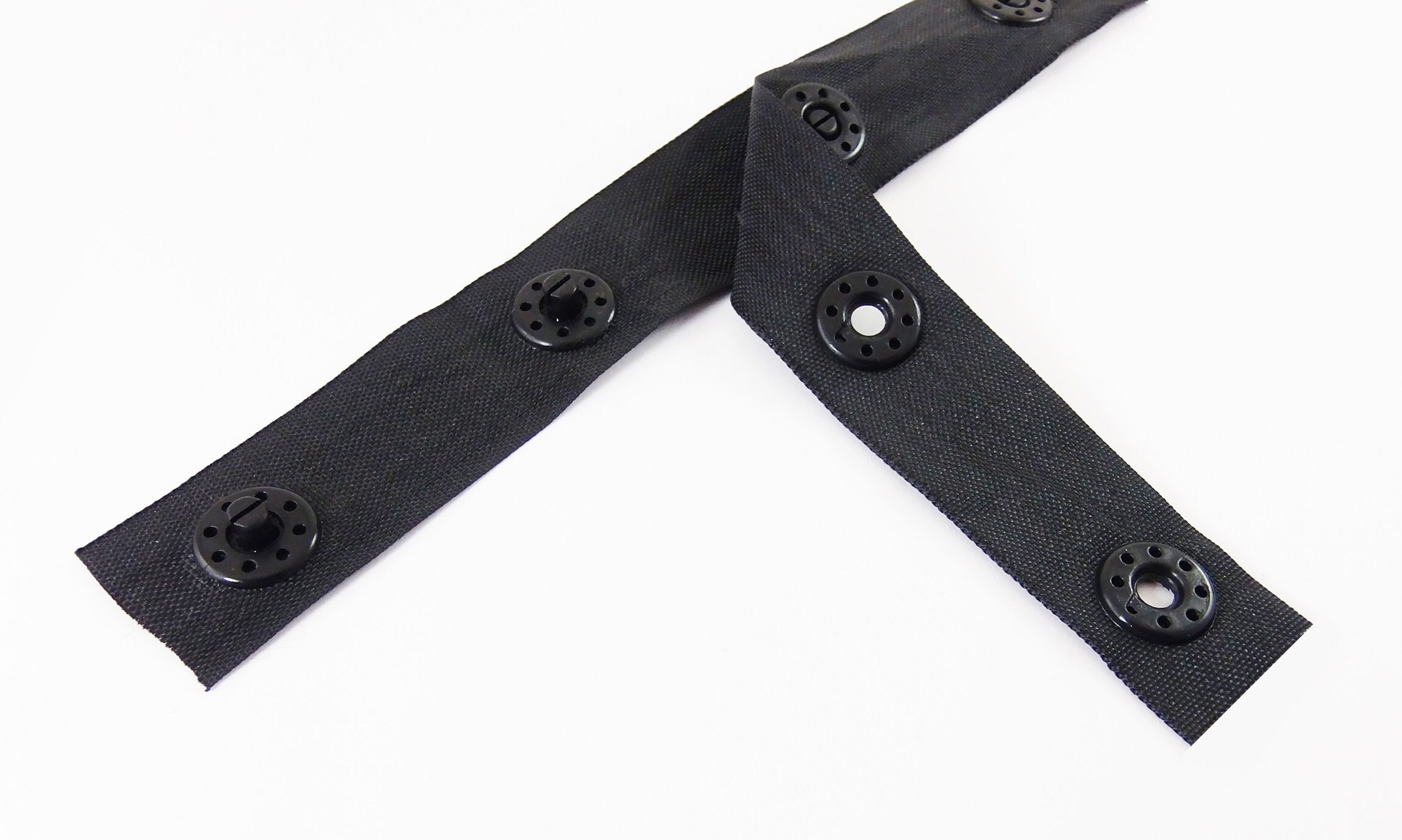 Plastic Snap Button Tape Polyester Tape JUMBO Large Size Hook & Eye ...