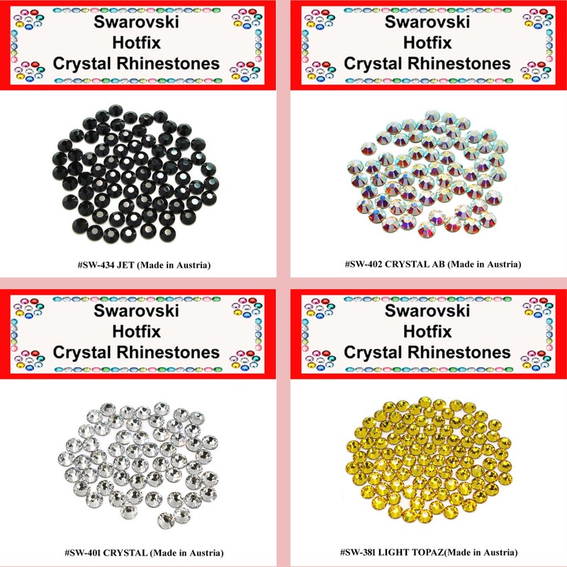 Hot Fix Crystals - Etsy