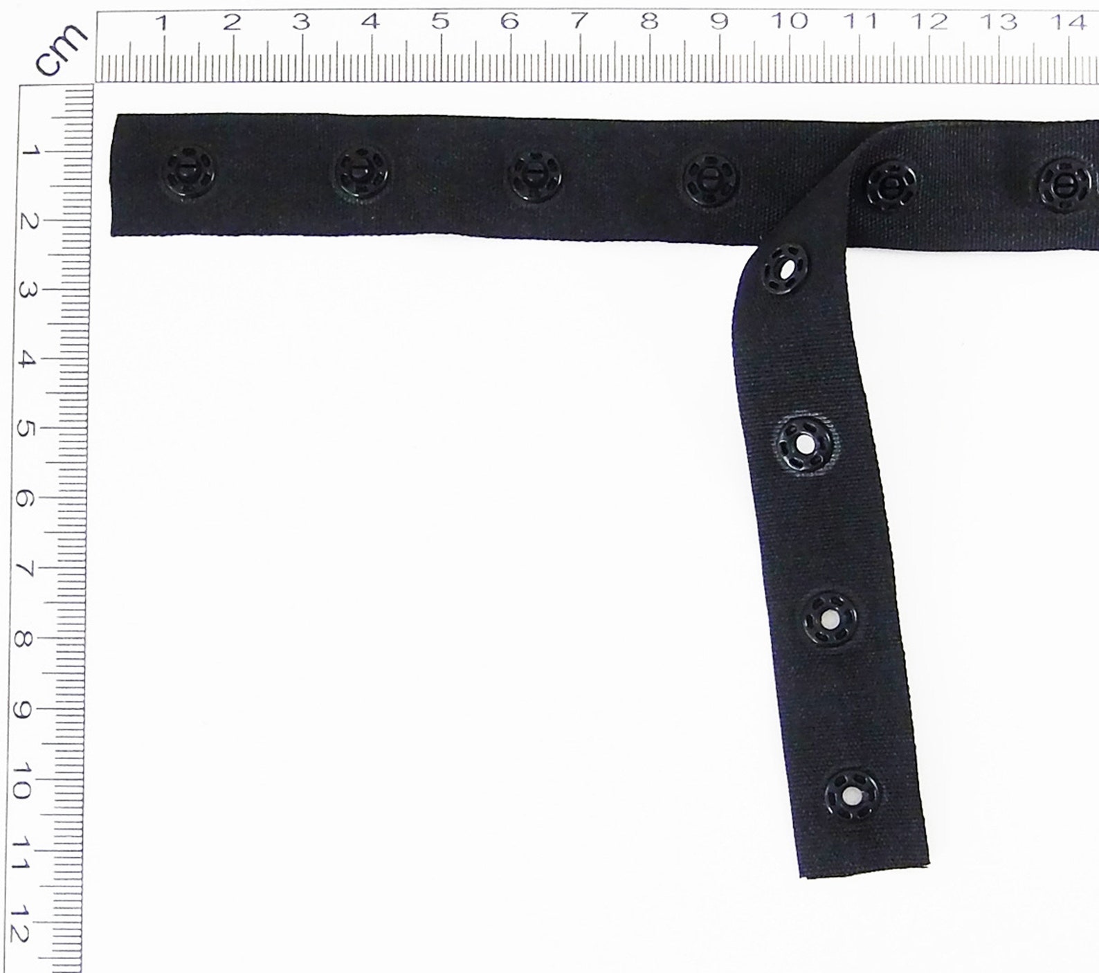 Plastic Snap Button Tape Polyester Tape Ribbon Hook & Eye Fastener ...