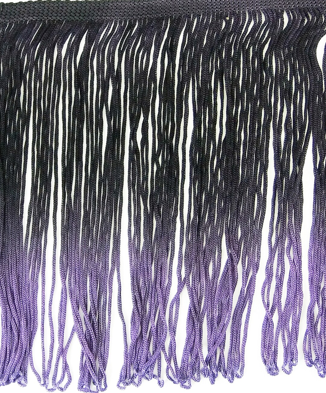 7" to 12" Long Two Tone Tie Dye Ombre Chainette Tassel Thread Fringe ...
