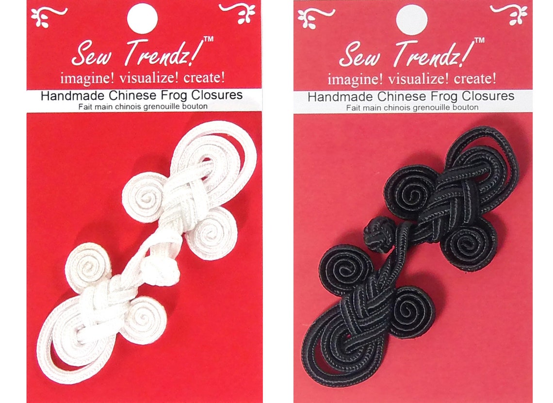 Chinese Frogs Button Closures Hook & Eye Fastener HANDMADE - Etsy