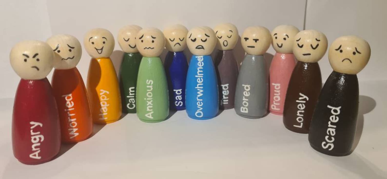Emotions Mental Health Wellbeing Dolls set of 12 Dolls - Etsy