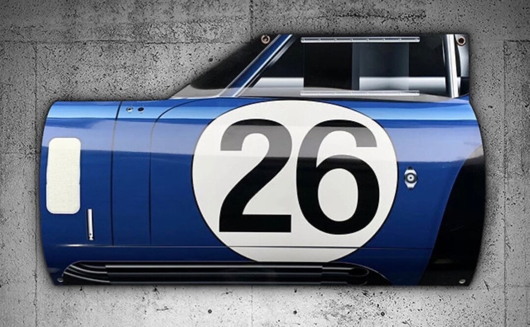 1965 Daytona Cobra Inspired Wall Art Door Style Decor - Etsy