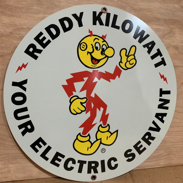 Reddy Kilowatt - Etsy