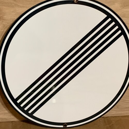 Racing Autobahn No Speed Limit German Highway Inspired 4 Signs - Etsy