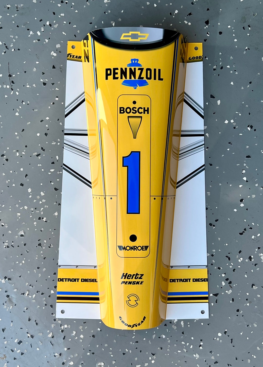 Al Unser 1988 Indy 500 Hertz Chevrolet Aluminum Garage Sign - Etsy