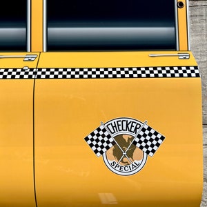 Legendary 50’s-60’s NYC Yellow Taxi Cab Checkers Special Inspired Side ...