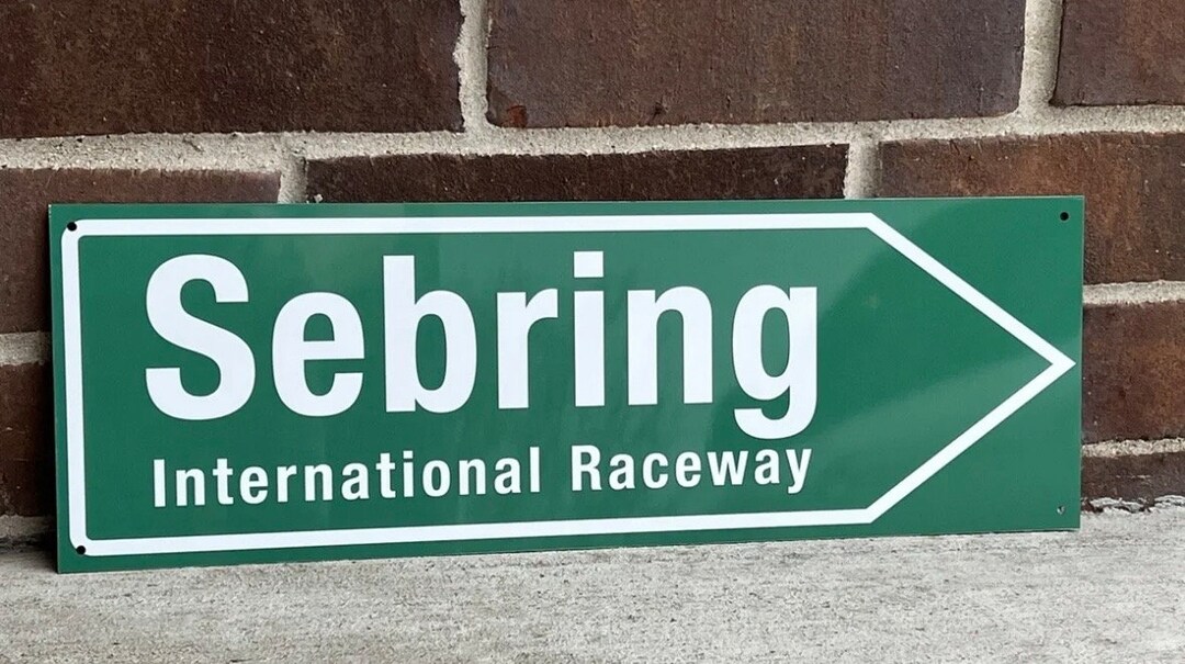 International Raceway Racing Street Sign Inspired Wall Decor Garage Art ...