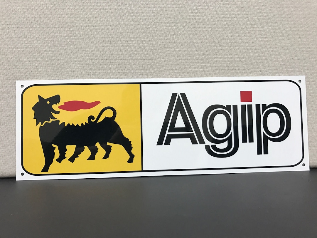 Agip Racing Oil Reproduction Sign - Etsy