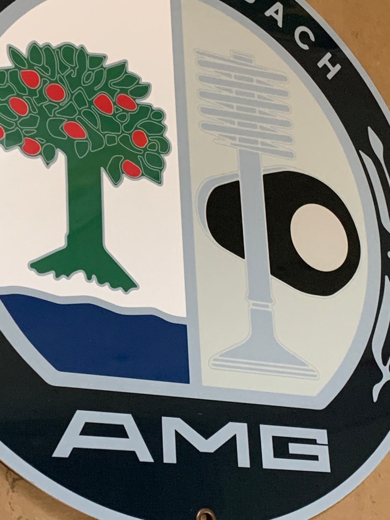 Retro Style MB AMG Racing Inspired HD Like Wall Art Sign - Etsy