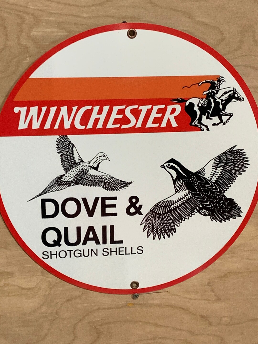 Retro Style Winchester Hunting Ammunition Rifle Man Cave Wall Decor ...