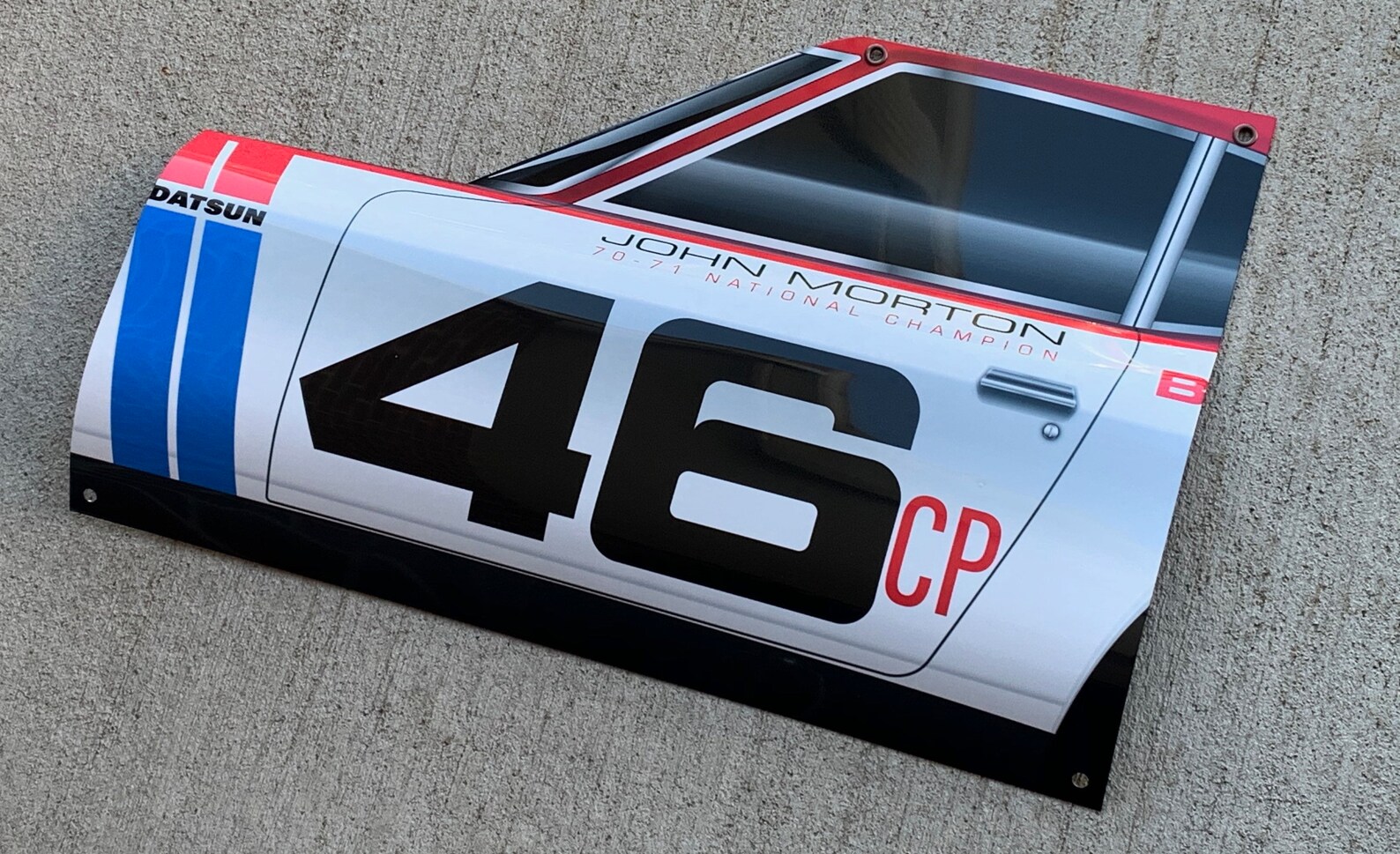 Racing Legend Datsun 240z Scca Champion Inspired 3D Door Wall Decor ...