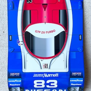 Legendary 1990 NISSAN NPT-90 Imsa Racing GTP Race Car Racing Top View ...