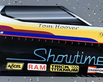 Rare Tom Hoover Showtime Funny Car T-shirt L 80s - Etsy
