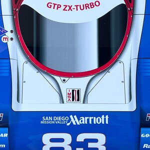 Legendary 1990 NISSAN NPT-90 Imsa Racing GTP Race Car Racing Top View ...