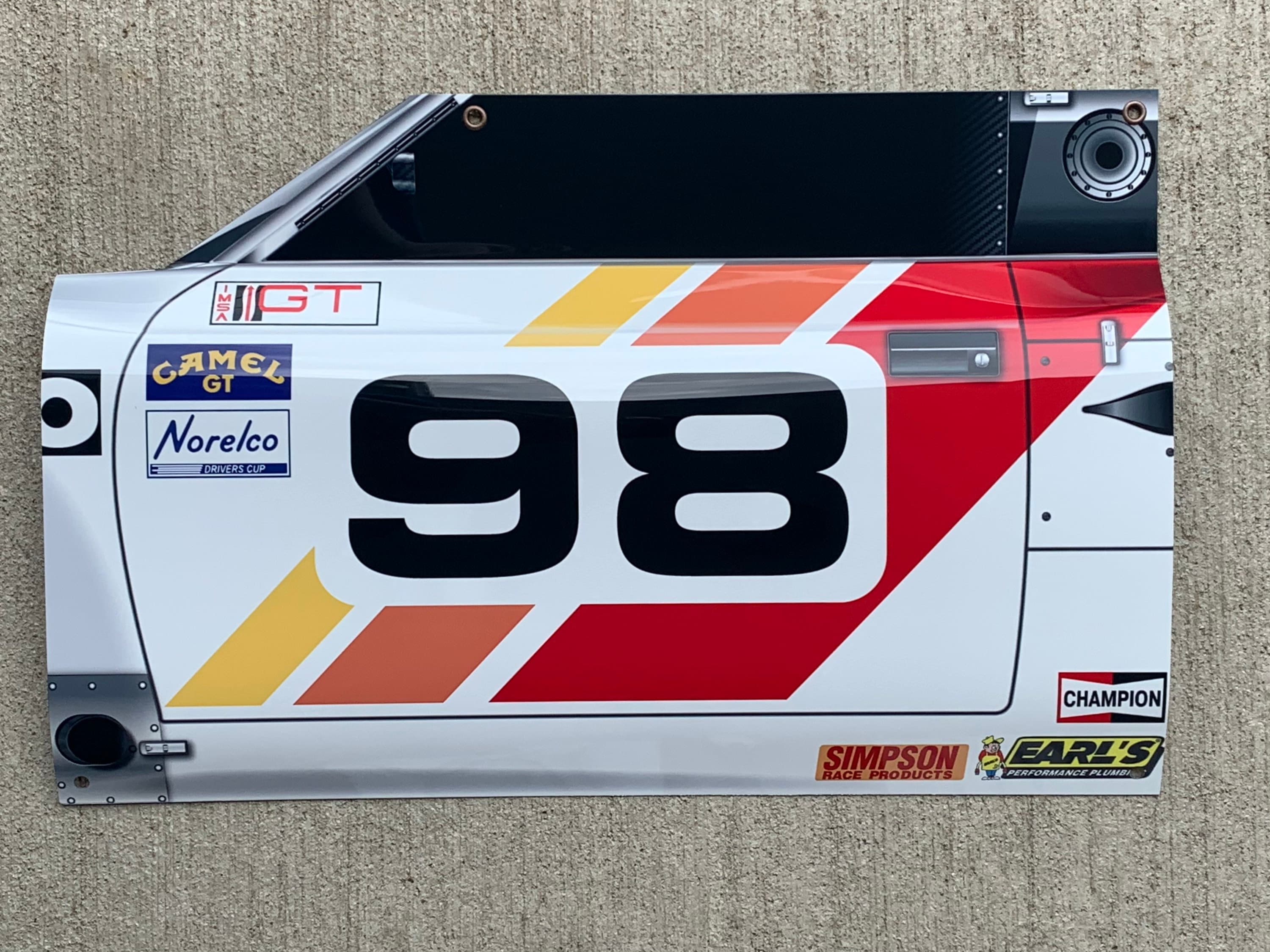 Racing 1987 Toyota Celica Gto Imsa Inspired 3D Effect Wall Art Garage ...