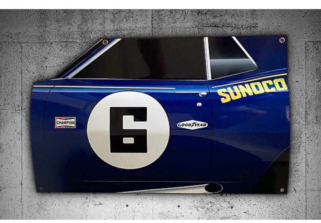 1968 Sunoco Chevy Camaro #6: Trans Am Racing Garage Sign - Etsy
